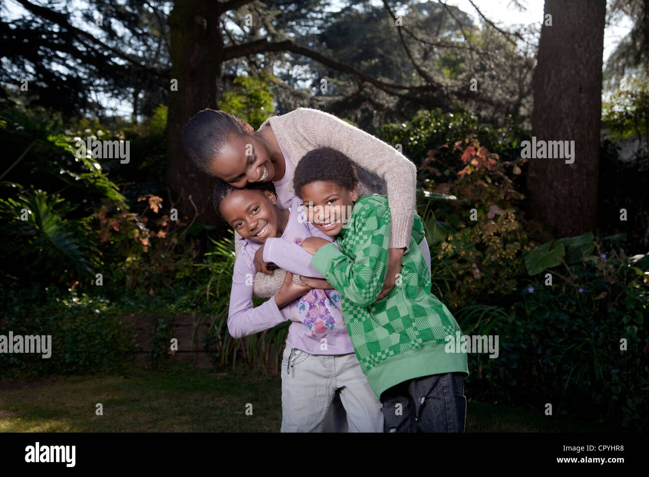 Children Working Together Outside
