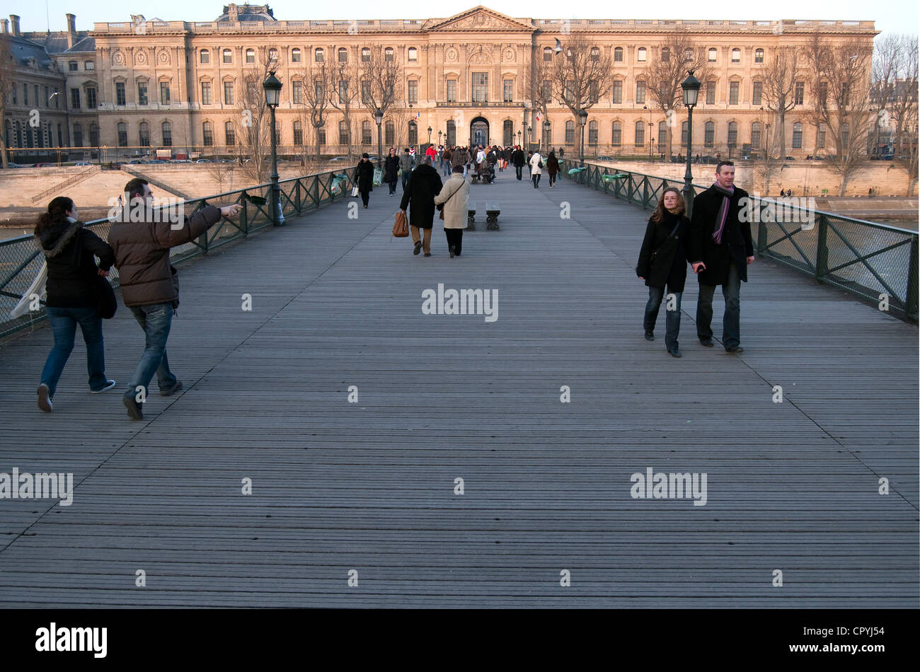 France, Paris, banks of the Seine River UNESCO World Heritage, Pont des ...