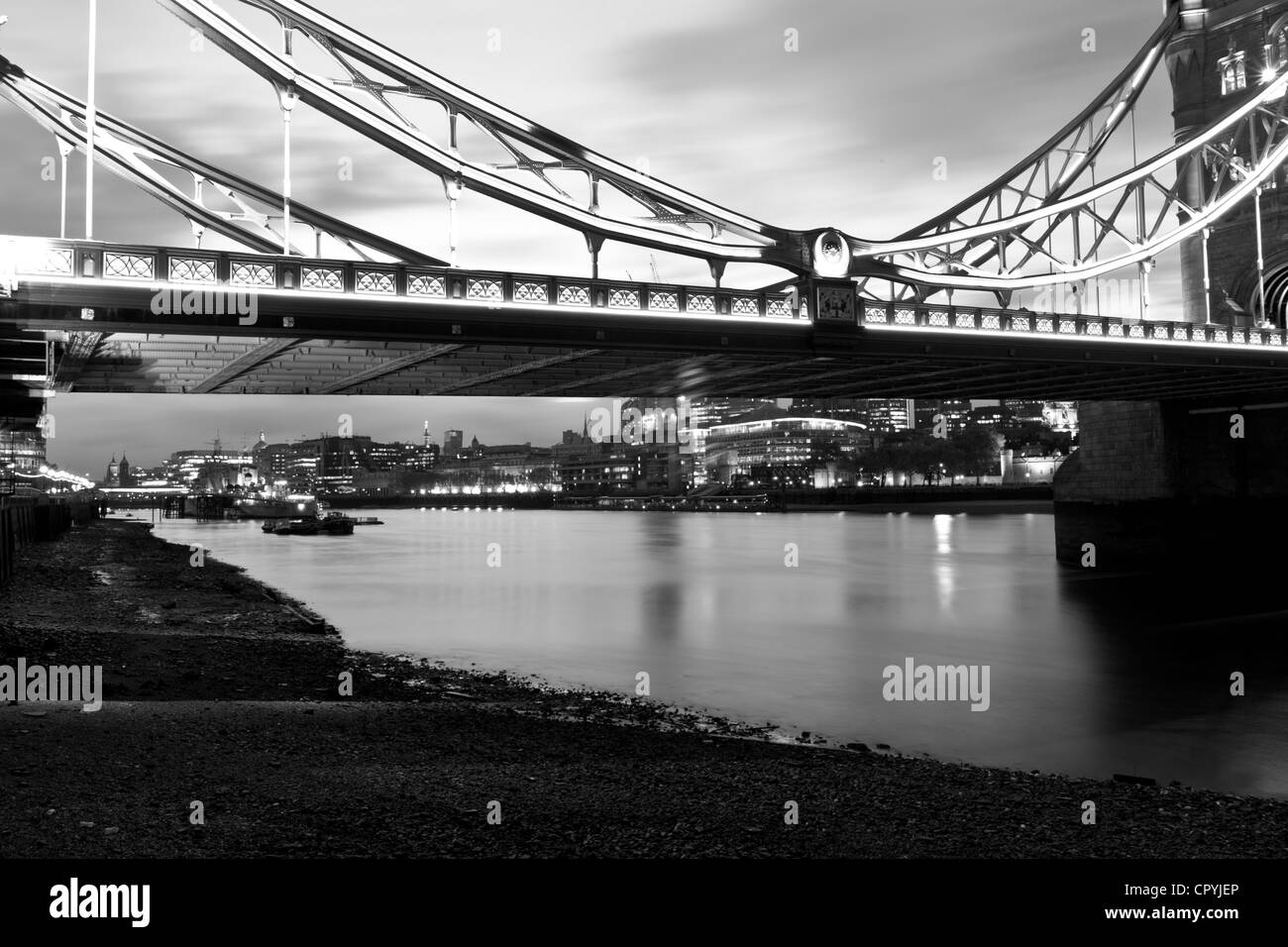 Tower Bridge, night time shot Stock Photo - Alamy
