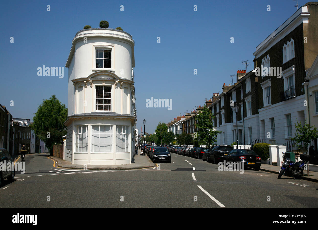 Junction of Portland Road and Pottery Lane in Notting Dale part of ...