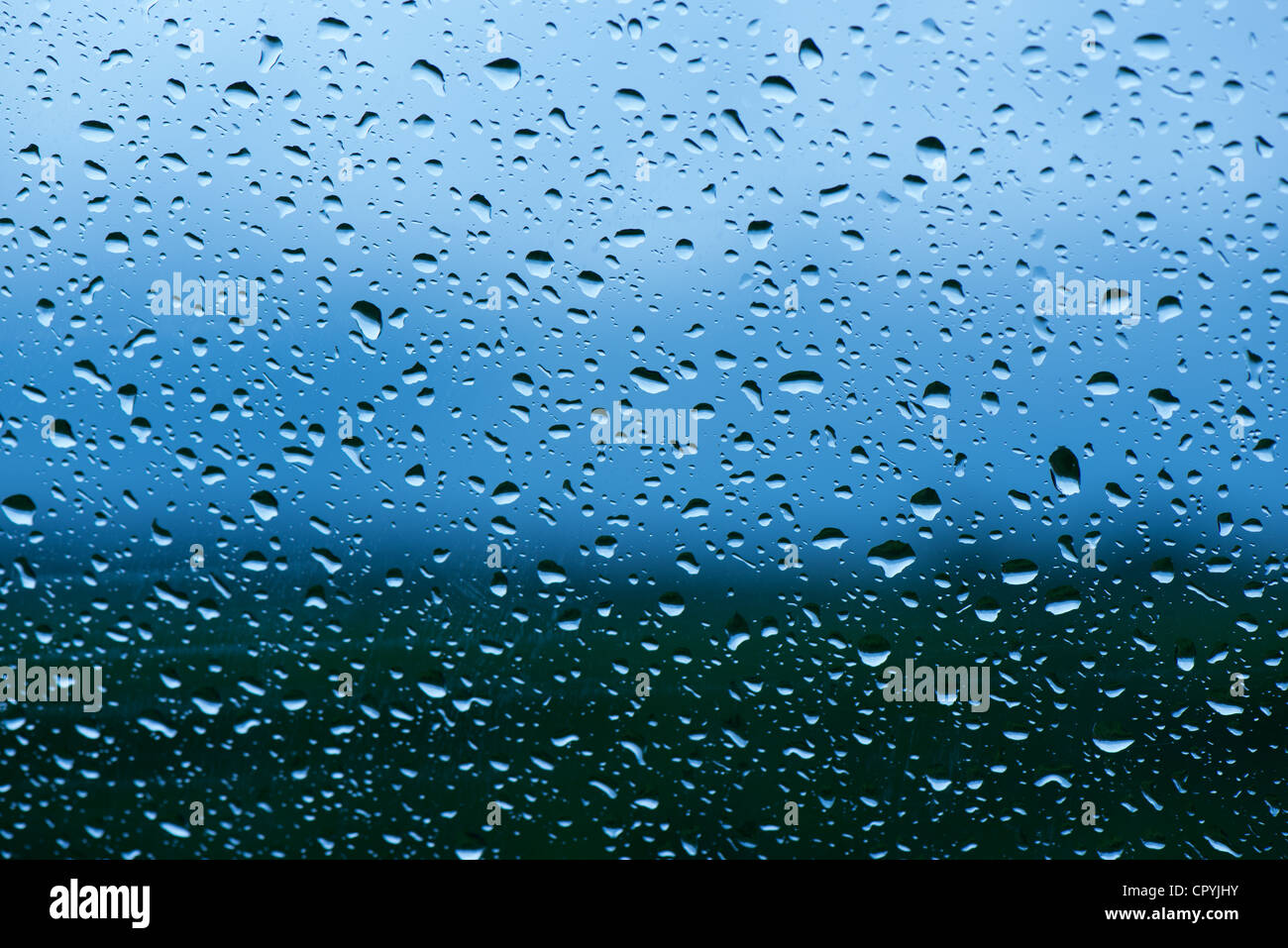 water drops on window glass Stock Photo - Alamy