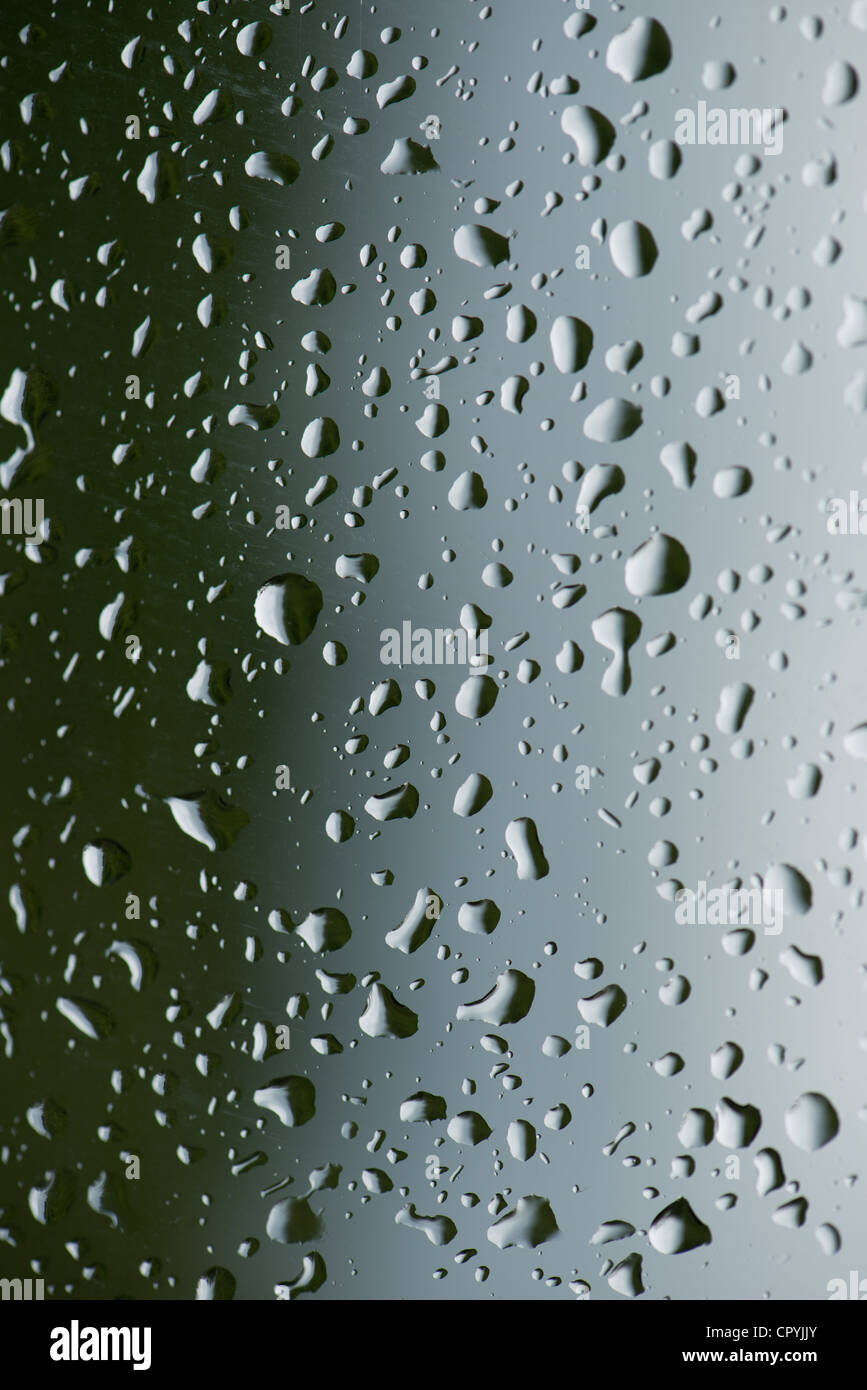 water drops on window glass Stock Photo - Alamy