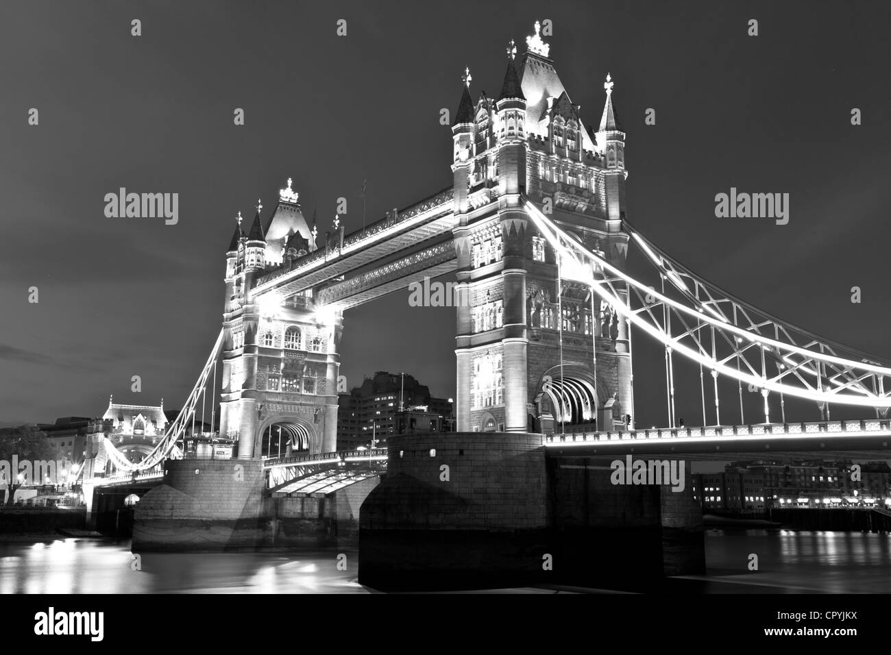 Tower Bridge, night time shot Stock Photo - Alamy