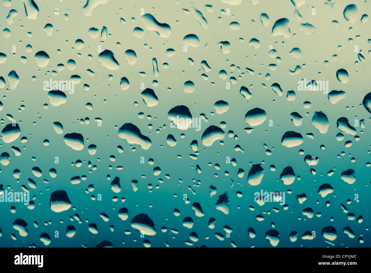 water drops on window glass Stock Photo - Alamy