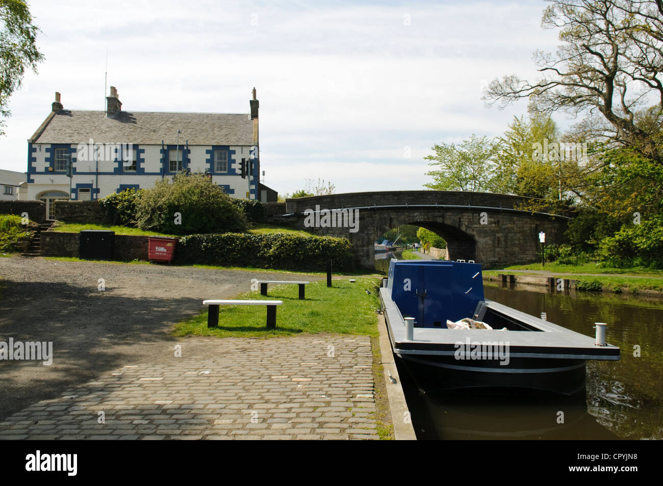 Barge Canal Mooring Bridge High Resolution Stock Photography and Images ...