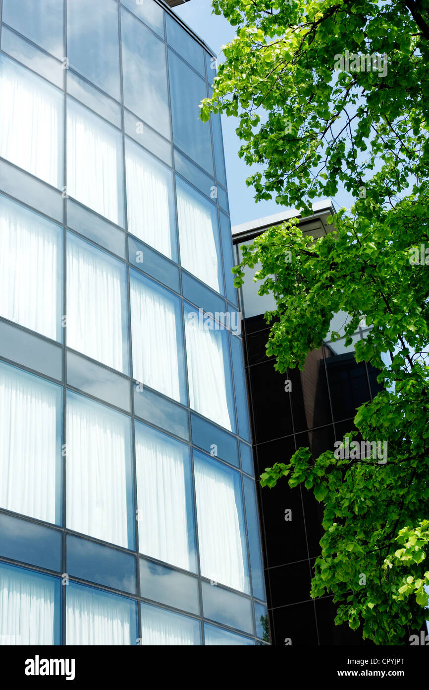A glass fronted building Stock Photo - Alamy