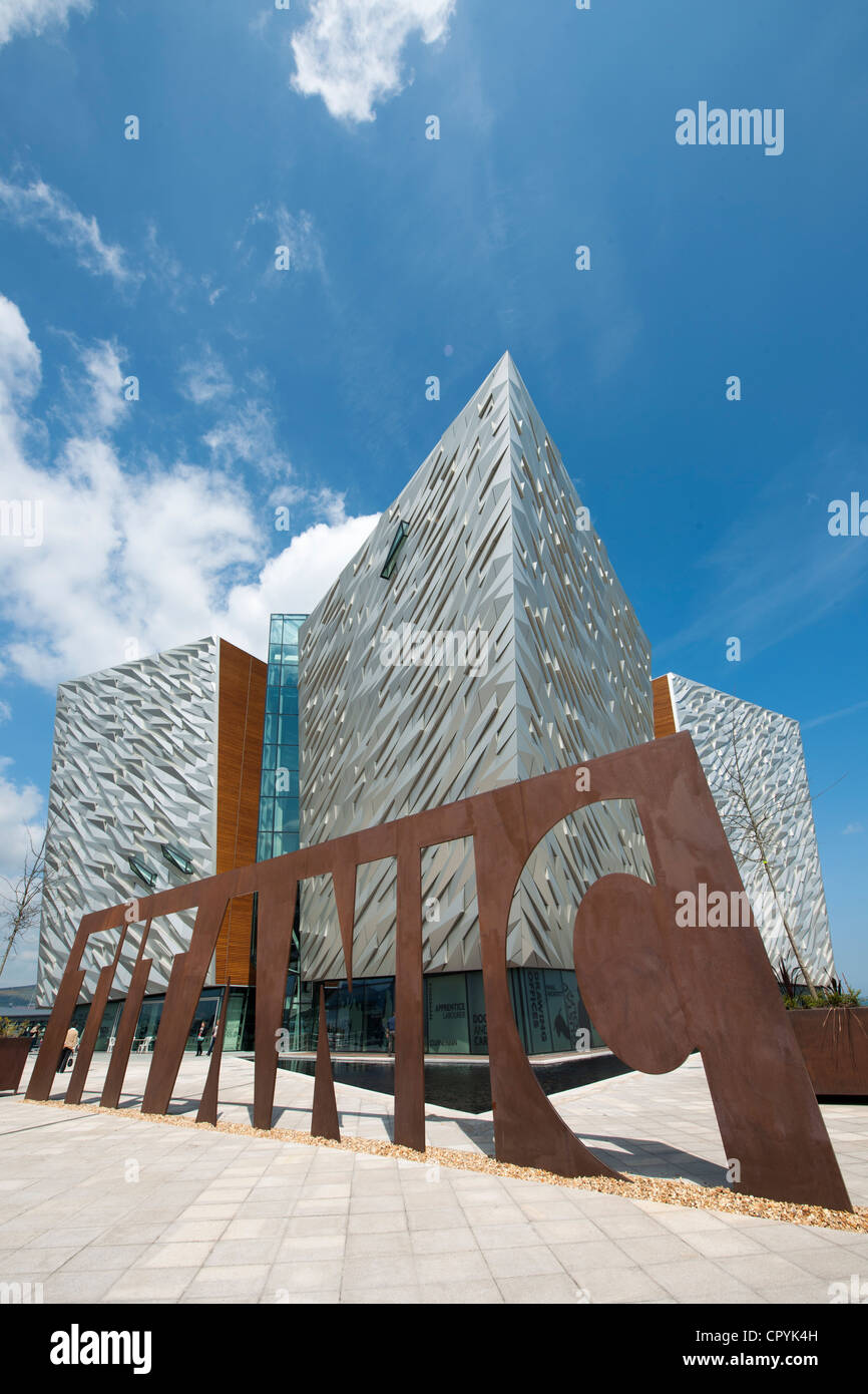 Titanic belfast museum visitor centre hi-res stock photography and ...