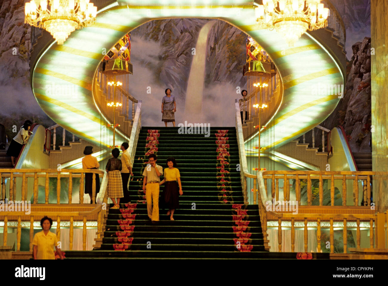 North Korea, Pyongyang, Mansoudai theatre Stock Photo - Alamy
