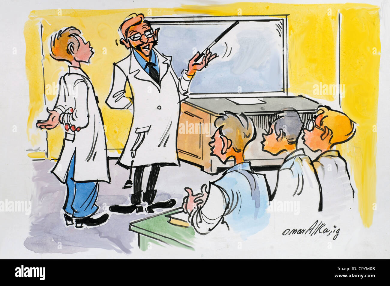 Cartoon role play learning hi-res stock photography and images - Alamy