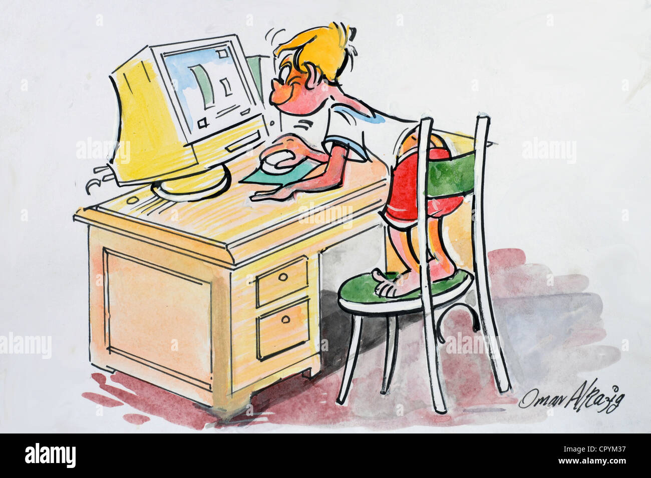 Start cartoon hi-res stock photography and images - Alamy