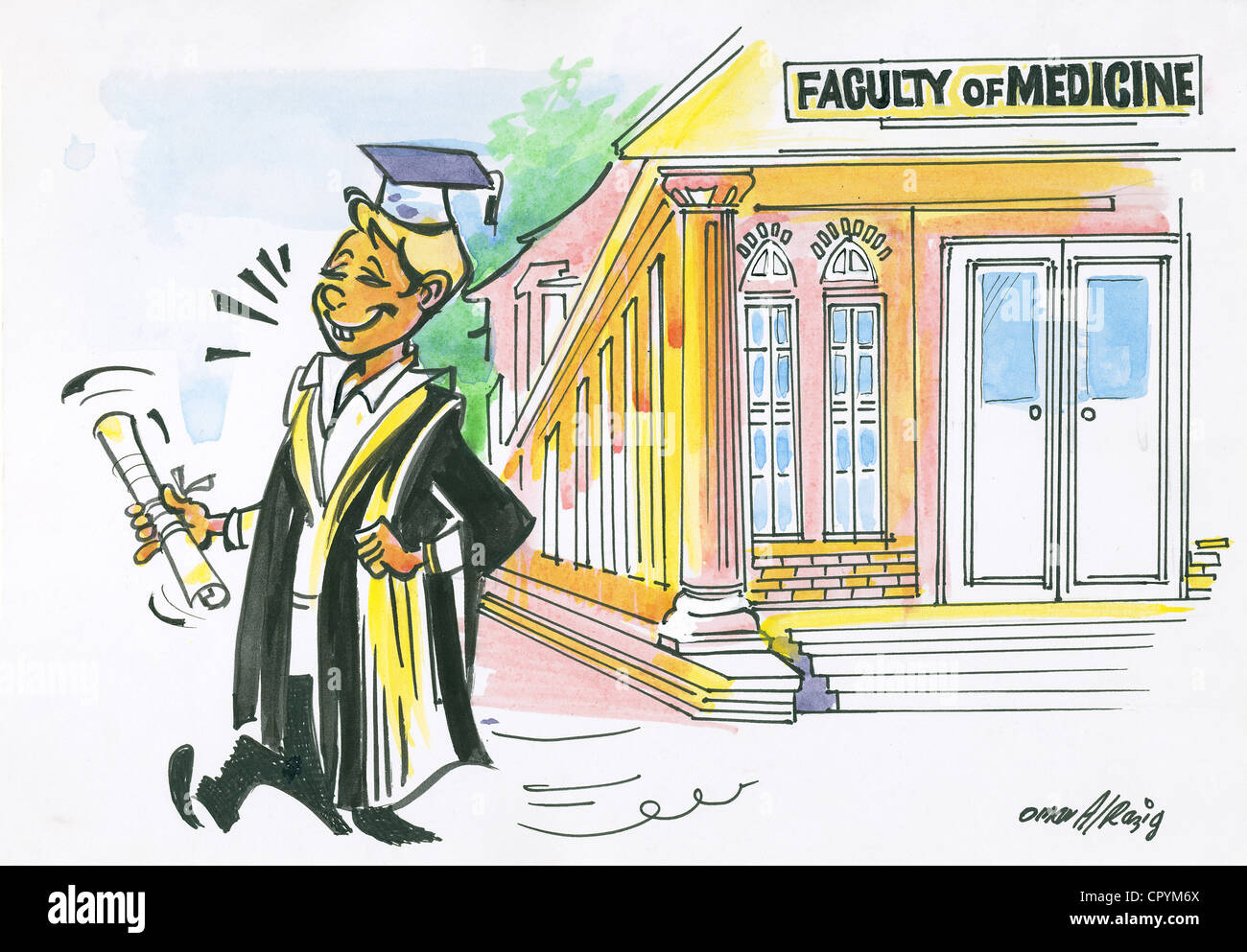 Doctor cartoon hi-res stock photography and images - Alamy