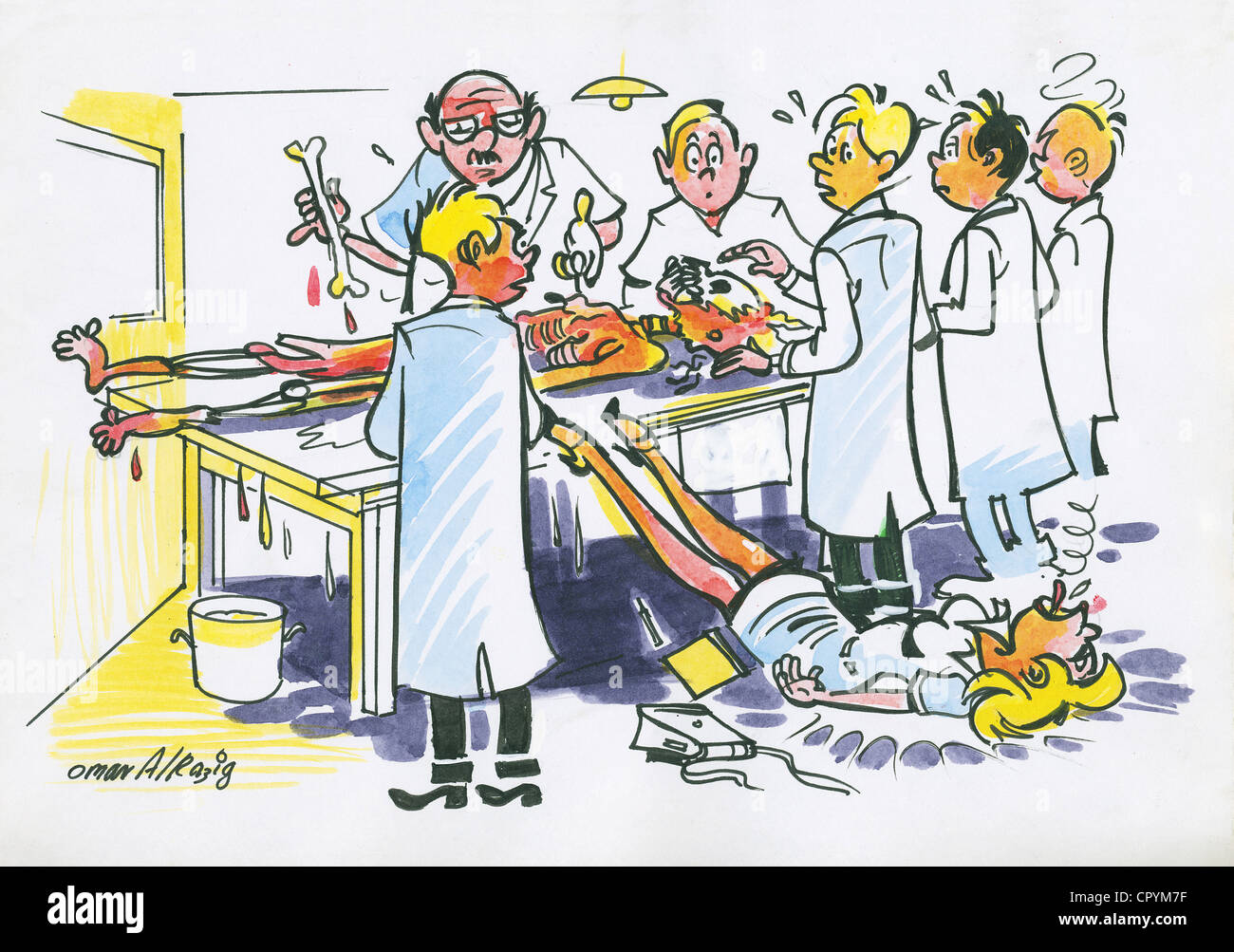 Autopsy in progress Stock Photo - Alamy