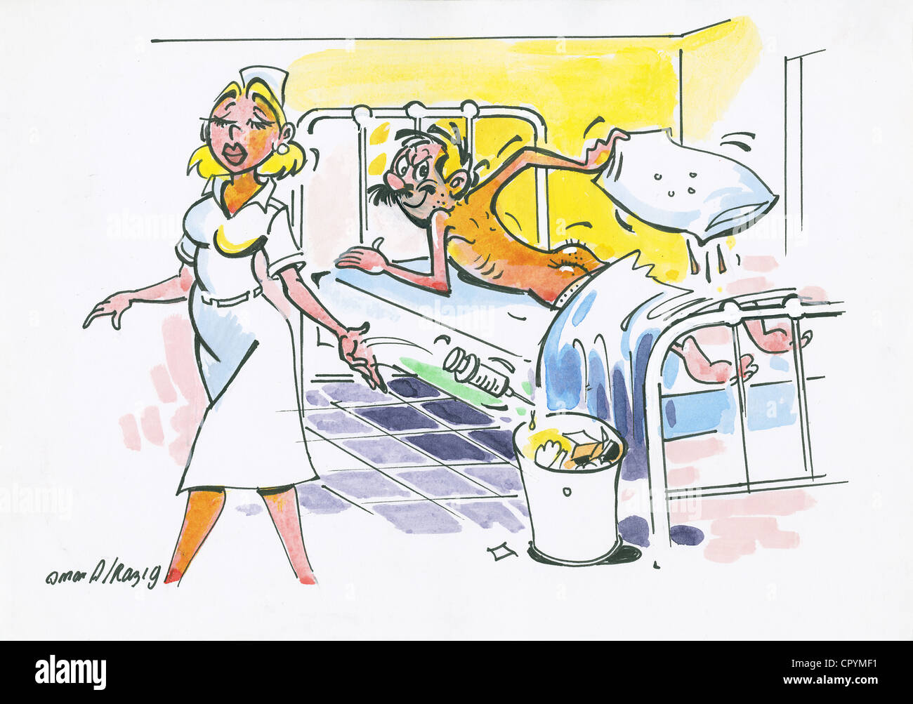 Job cartoons hi-res stock photography and images - Alamy