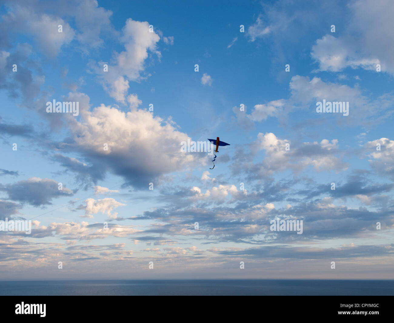 Flying kite seaside hi-res stock photography and images - Alamy