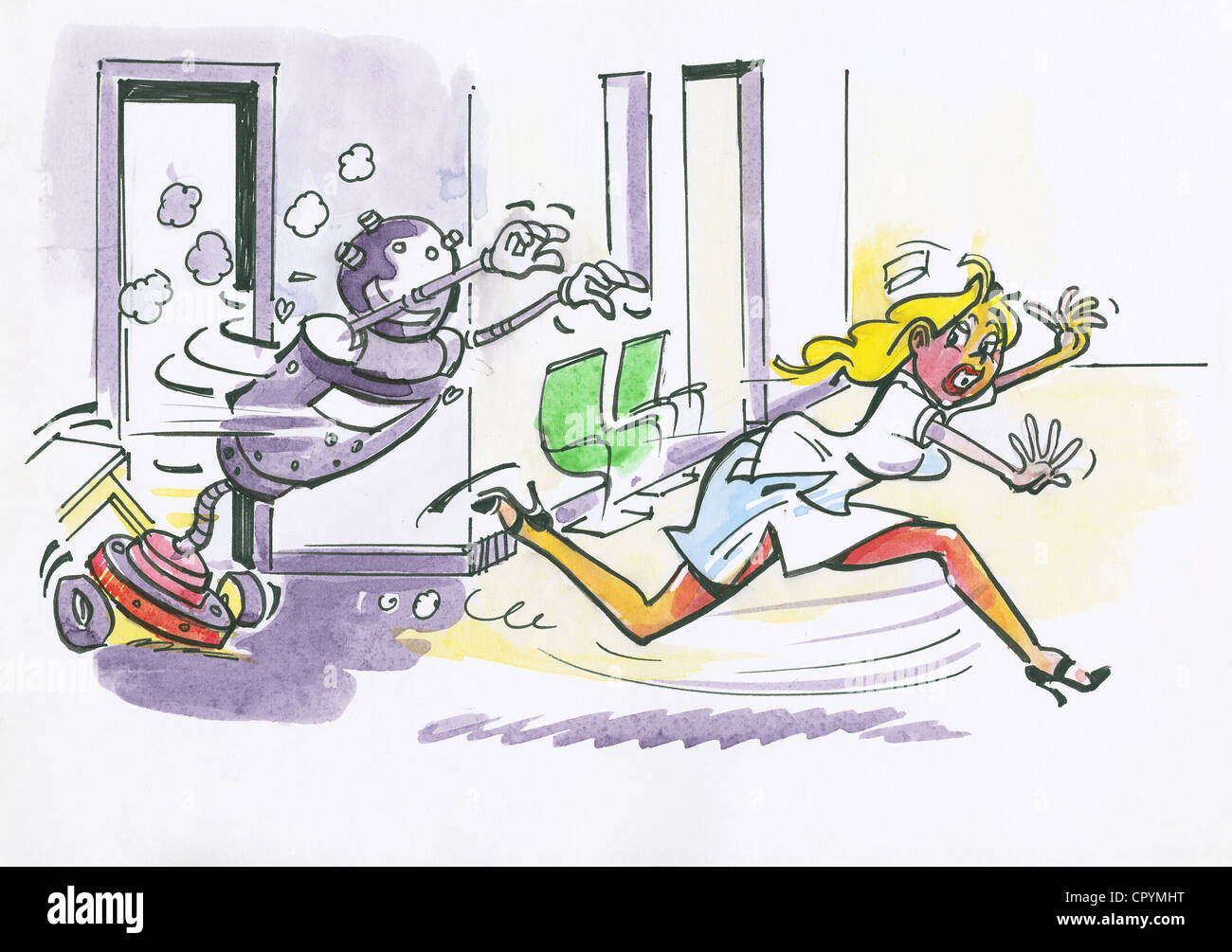 Faulty machinery can be dangerous Stock Photo - Alamy