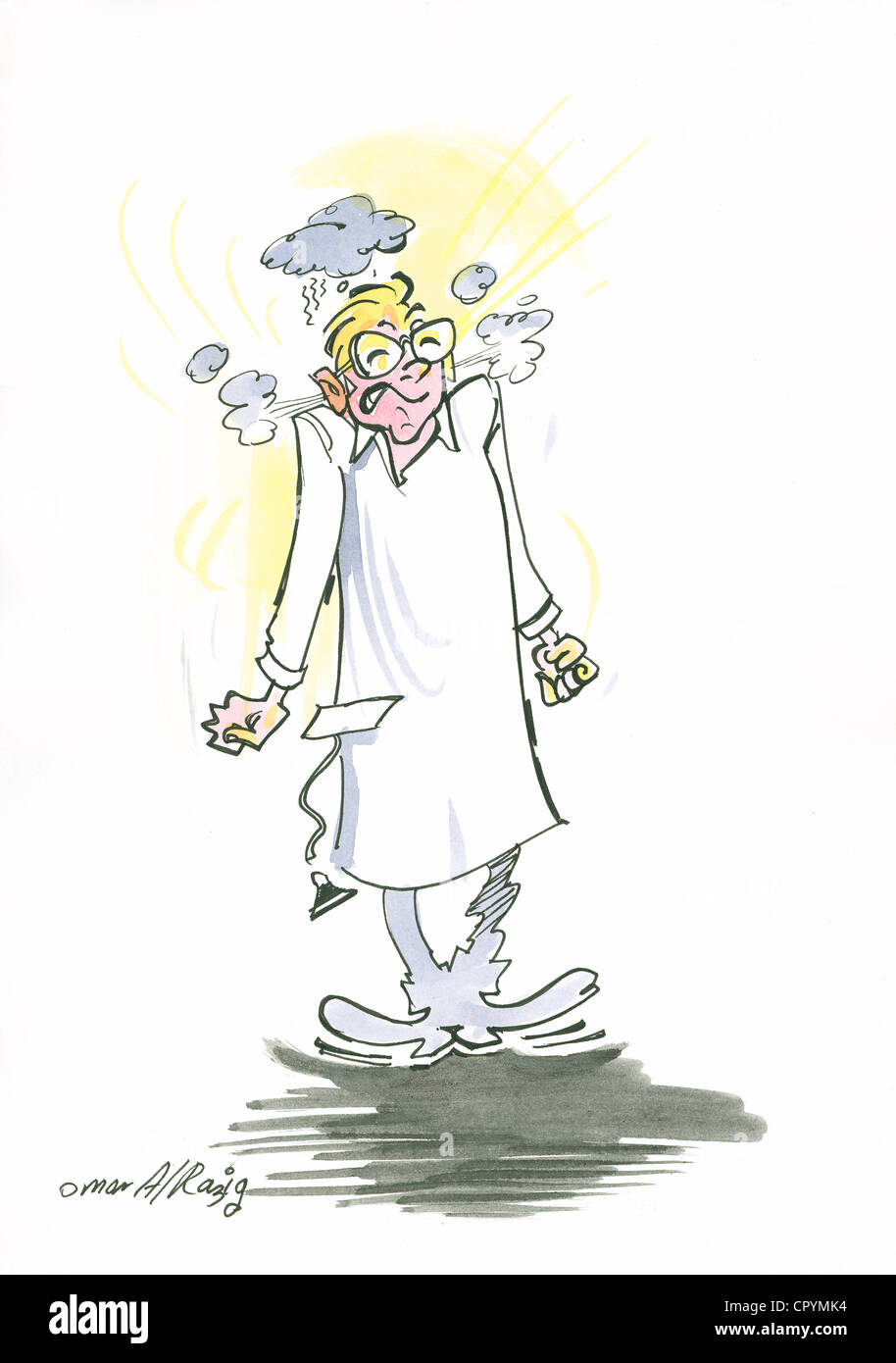 The doctor cartoon hi-res stock photography and images - Alamy