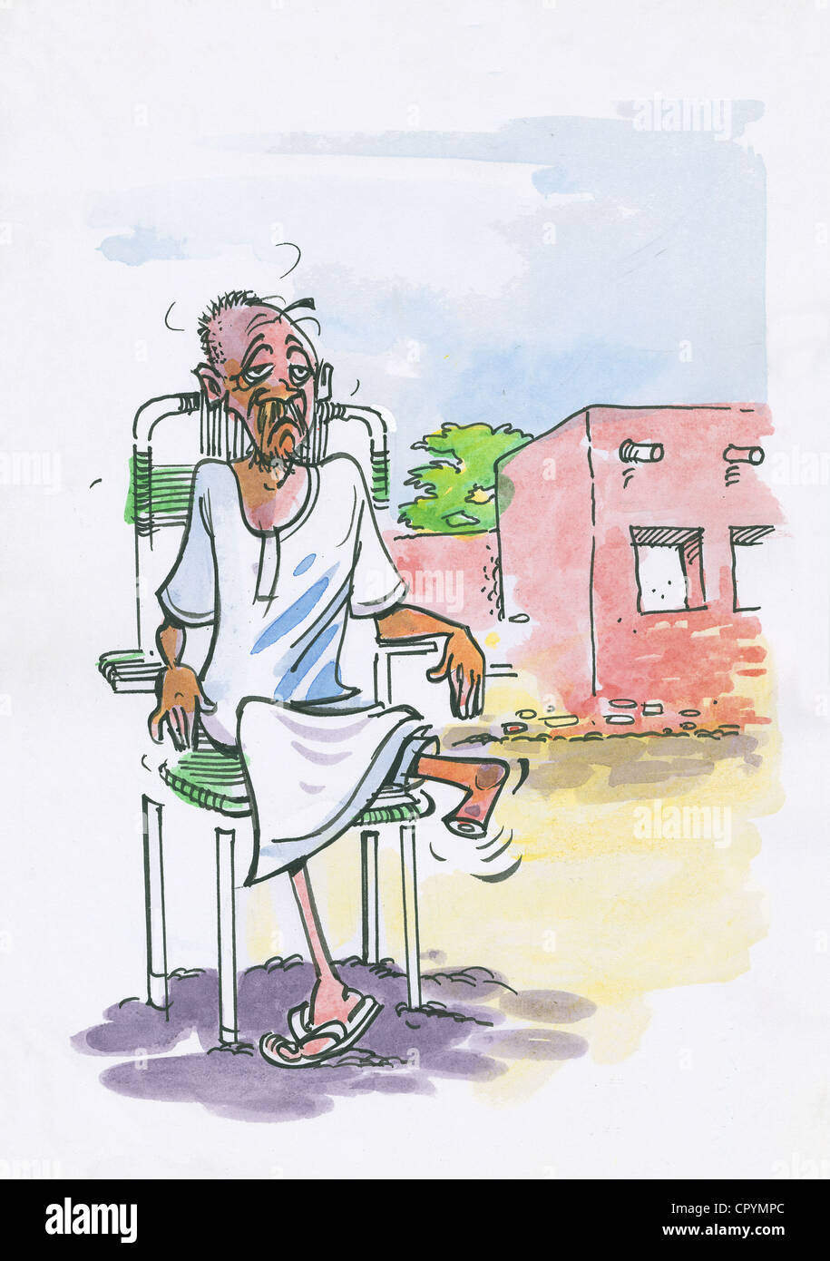 Amputation and cartoon hi-res stock photography and images - Alamy