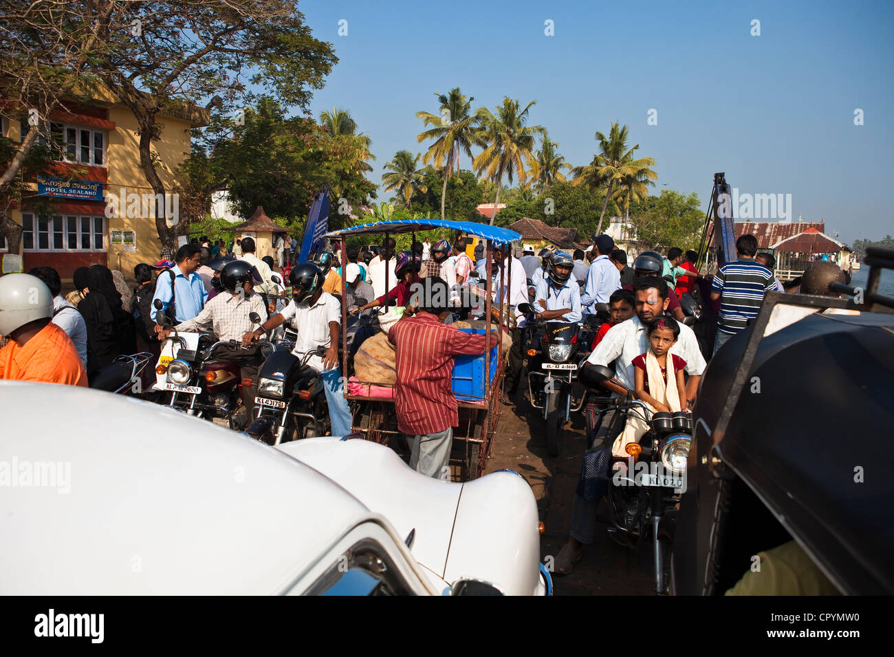India, Kerala State, Kochi (Cochin), street scene Stock Photo - Alamy