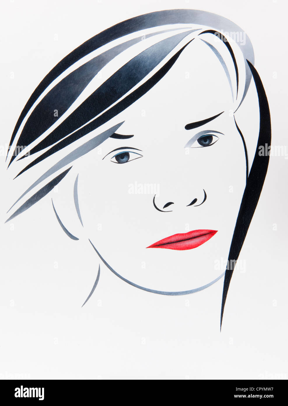 Wafting hair hi-res stock photography and images - Alamy