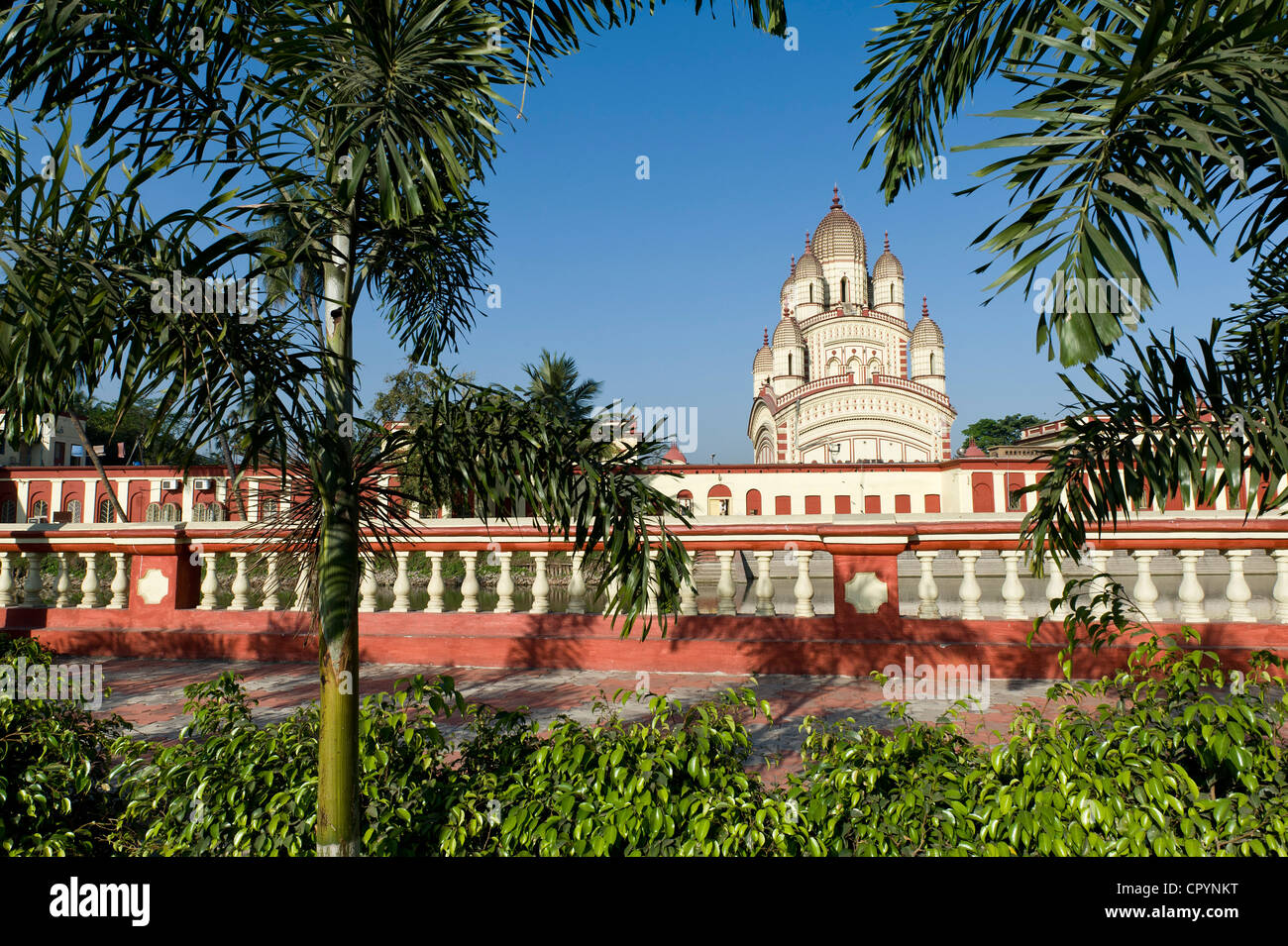 Dakshineshwar Temple, Parganas district, near Calcutta, West Bengal ...