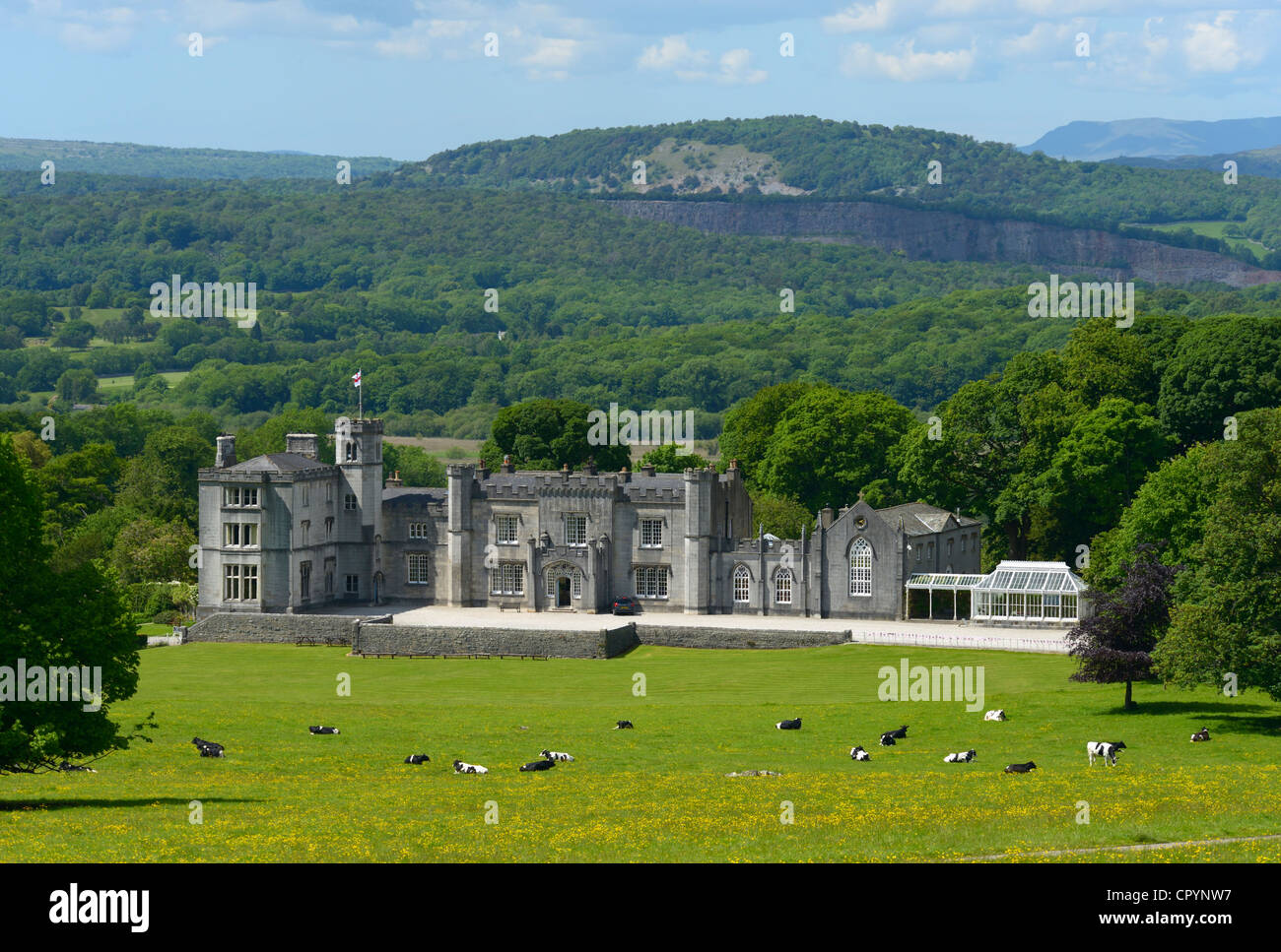 Leighton Hall, Yealand Conyers, Lancashire, England, United Kingdom ...