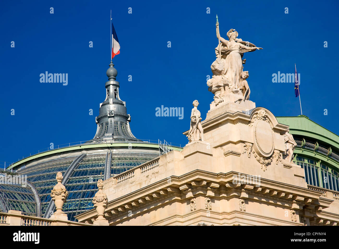 France paris grand palais detail hi-res stock photography and images ...