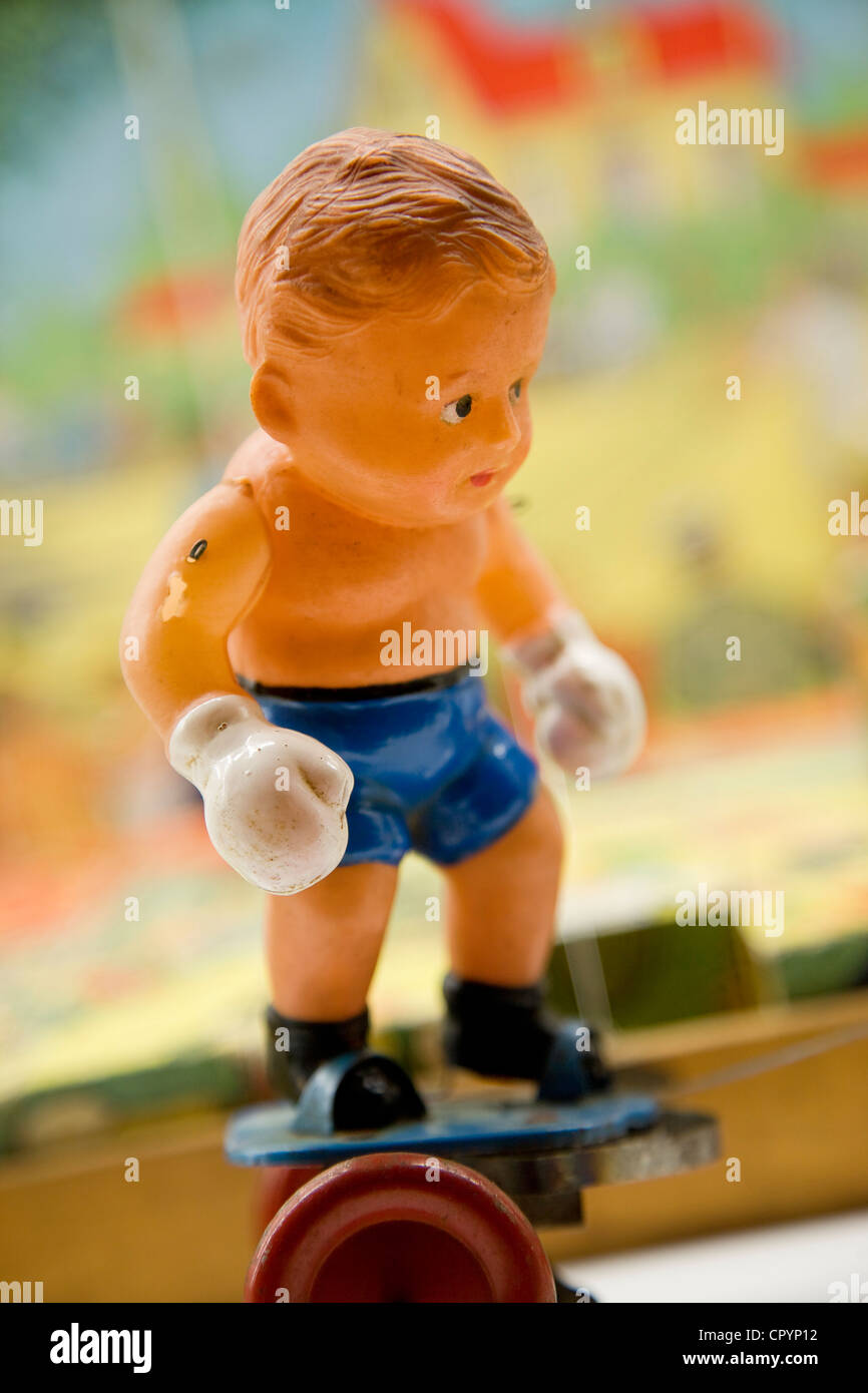 France, Paris, Musee National du Sport, boxer figurine Stock Photo - Alamy