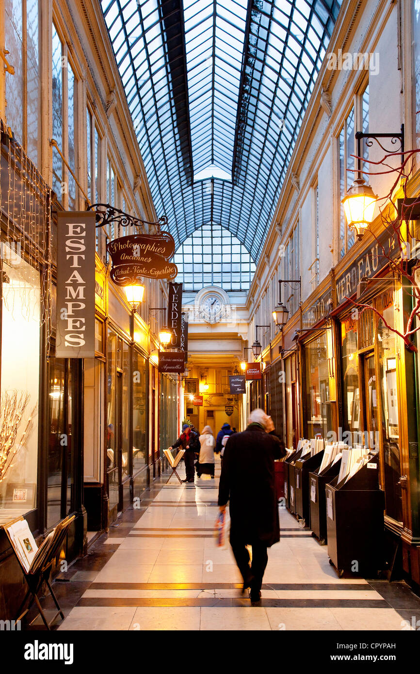 France, Paris, Passage Verdeau Stock Photo - Alamy