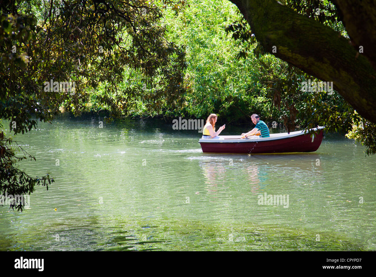 Battersea Boating Pond - London - UK Stock Photo - Alamy