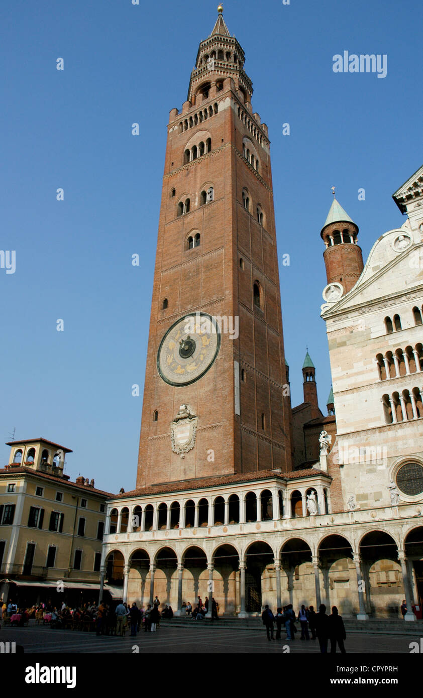 Campanile of the duomo of cremona hi-res stock photography and images ...