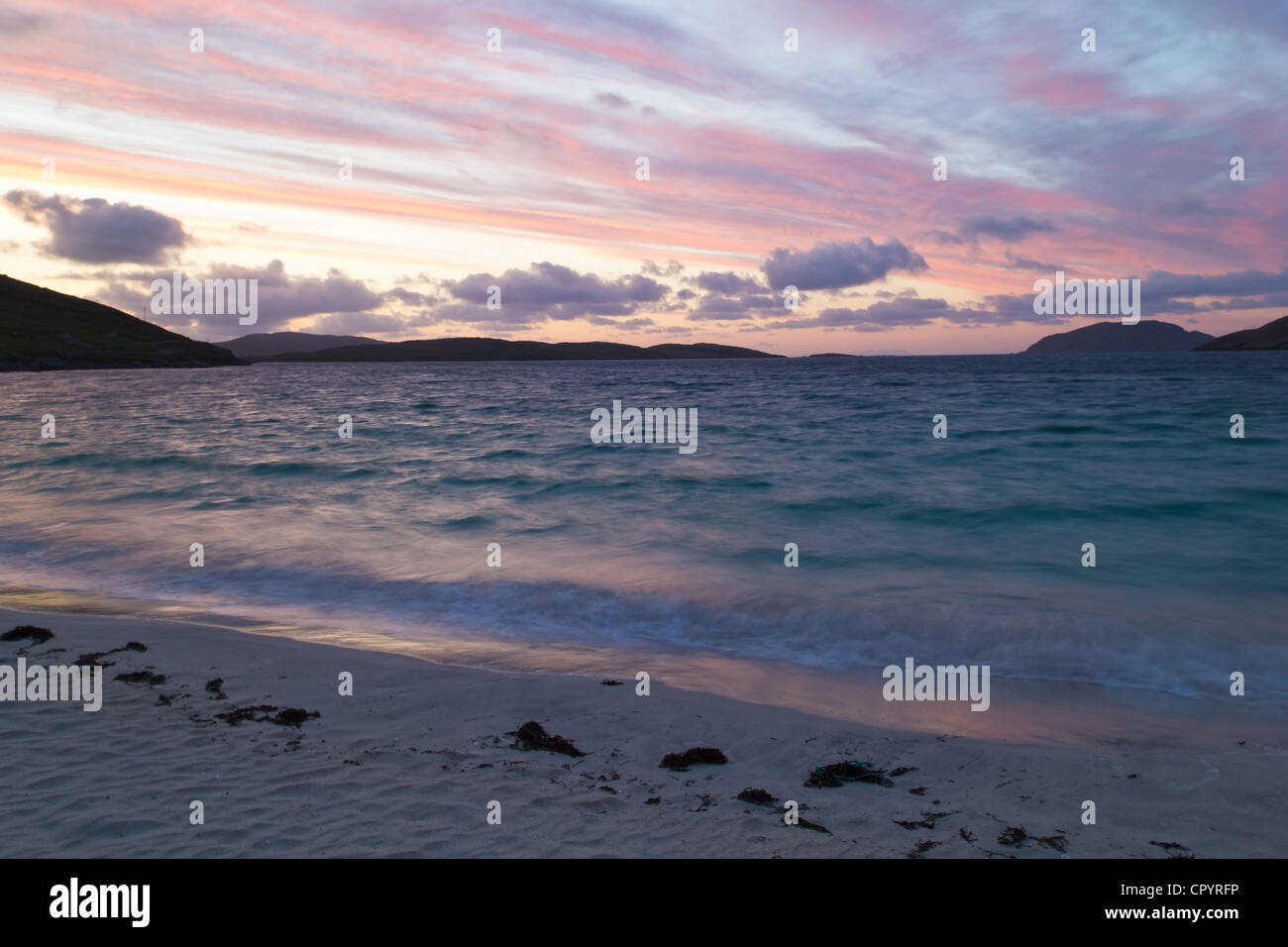 Sunrise at Vatersay Beach - Outer Hebrides (Scotland Stock Photo - Alamy