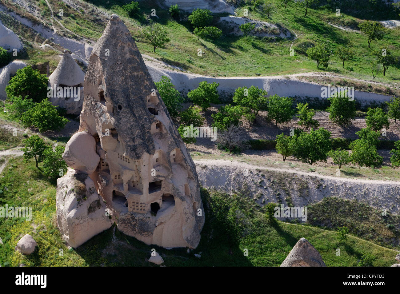 Inside rock house uchisar cappadocia hi-res stock photography and ...