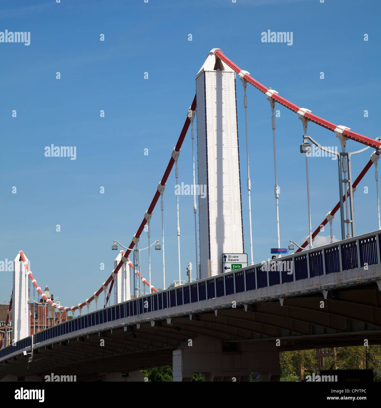 Chelsea Bridge over River Thames - London UK Stock Photo - Alamy