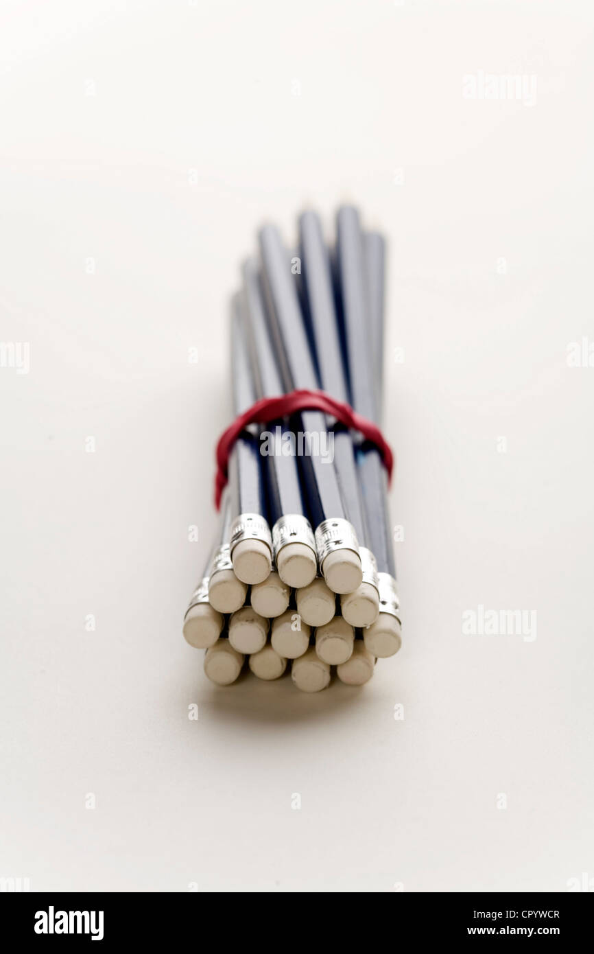 Bundle of pencils Stock Photo - Alamy