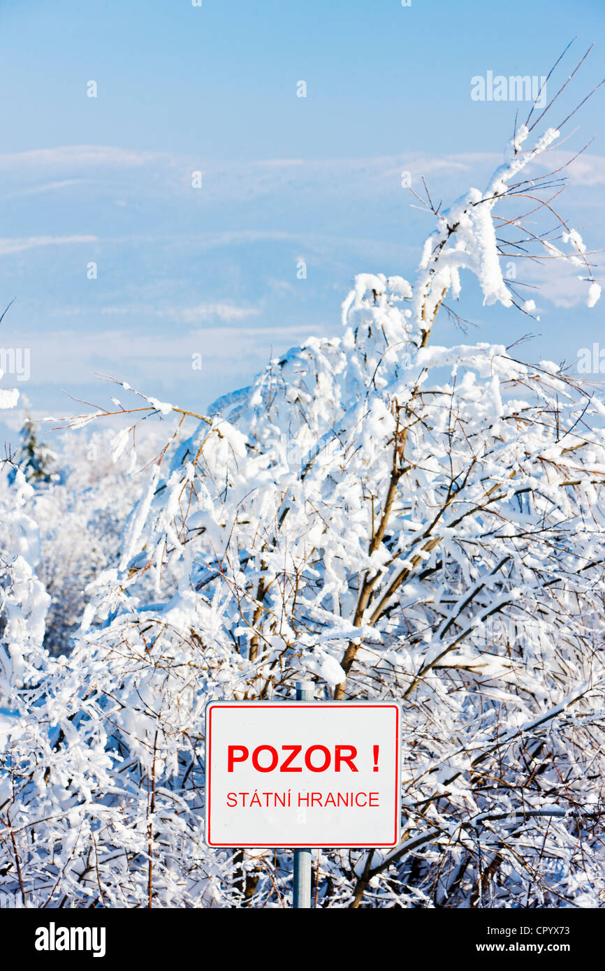 Border sign poland czech republic hi-res stock photography and images ...