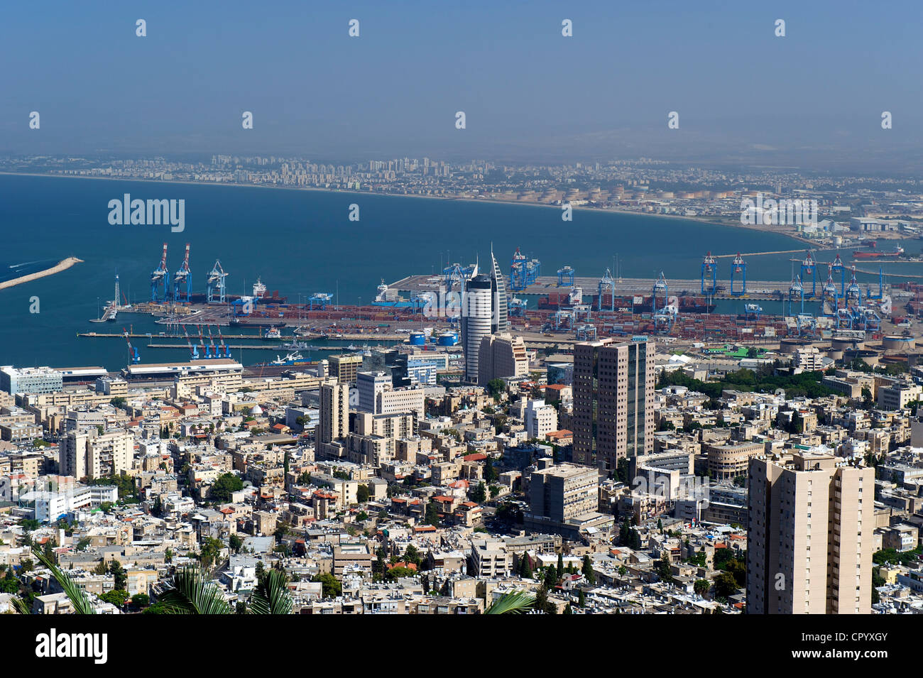 Overview Haifa Israel High Resolution Stock Photography and Images - Alamy