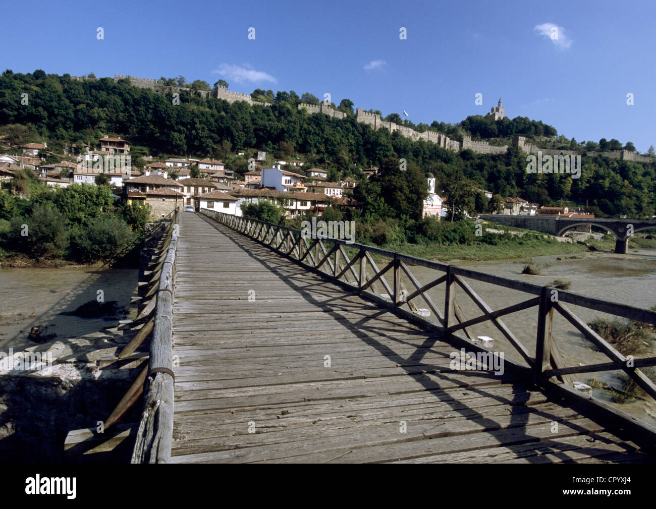 Bulgaria, Veliko Tarnovo on the Yantra River Stock Photo - Alamy