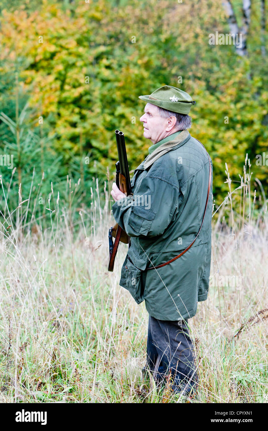 hunter at hunt Stock Photo - Alamy