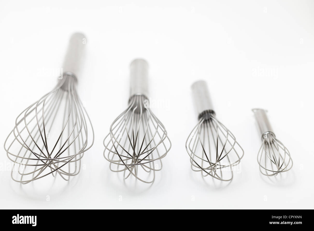 Different sized whisks Stock Photo - Alamy