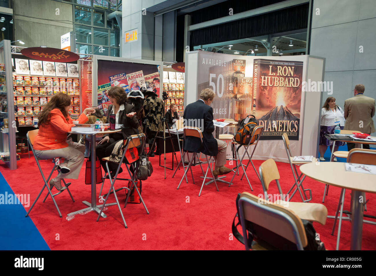 The Bridge Communications booth selling the works of L. Ron Hubbard at ...