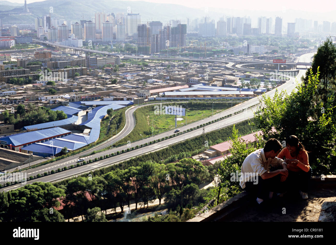 China, Qinghai Province, Xining, capital of the province Stock Photo ...