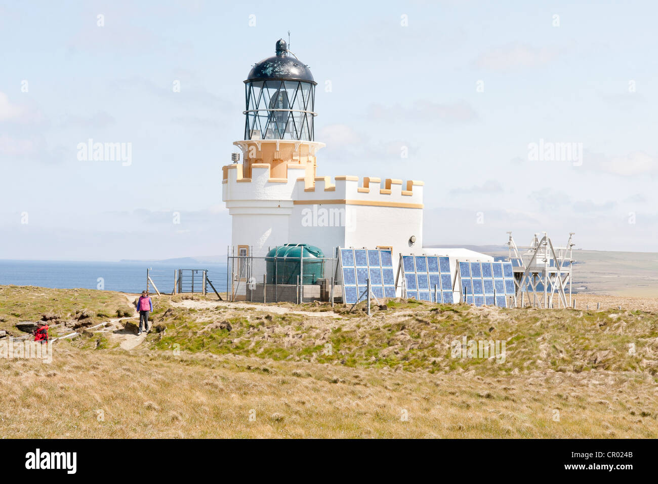 The brough of Birsay on the Orkney and its lighthouse Stock Photo - Alamy