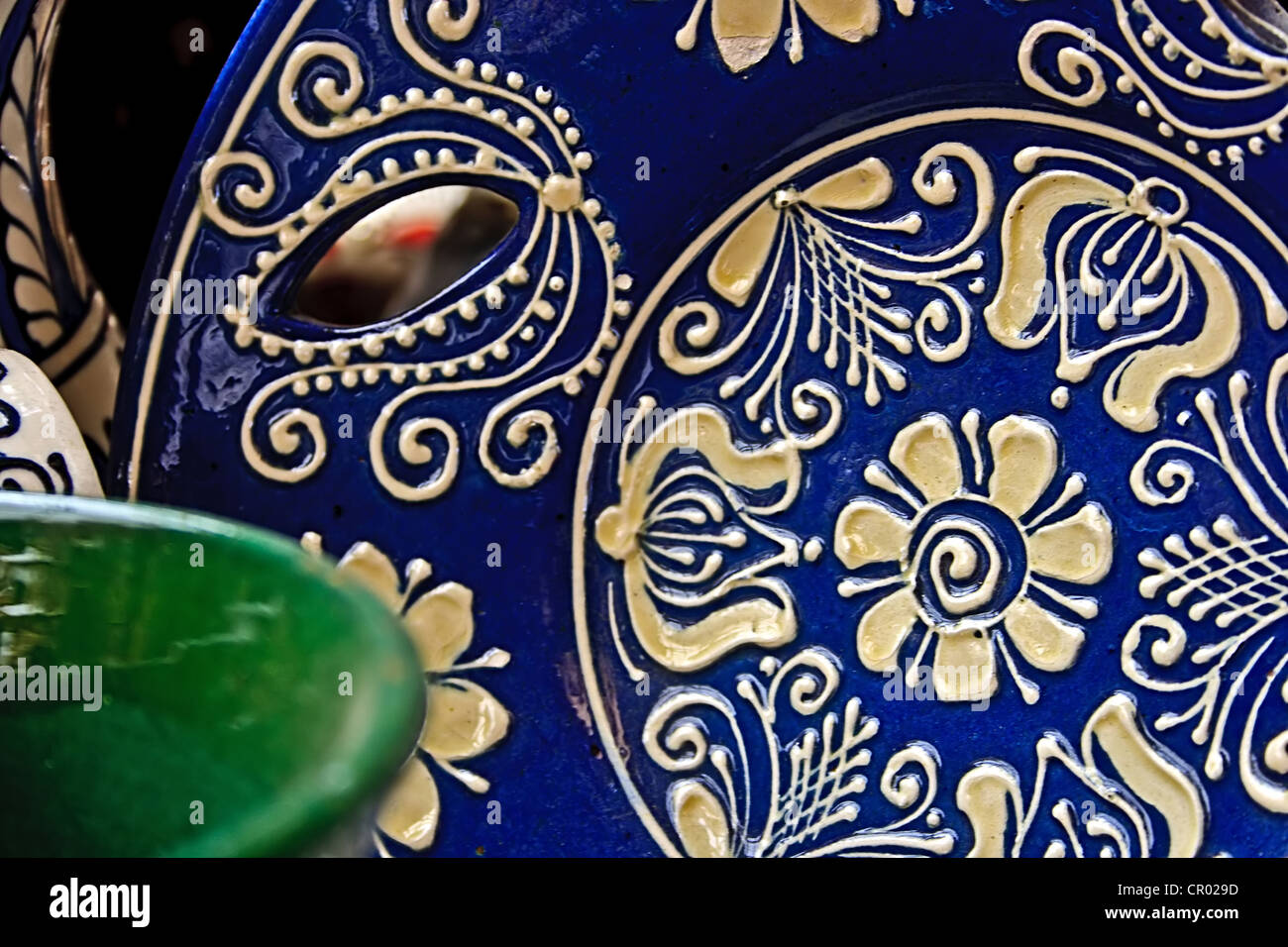 Romanian traditional pottery in the village Corund, Transylvania Stock ...