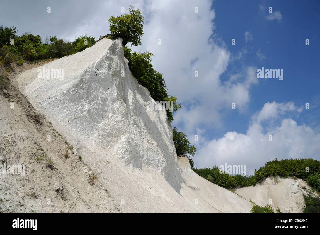 Chalk cliffs, Jasmund National Park, Ruegen, Rugia, Mecklenburg-Western ...