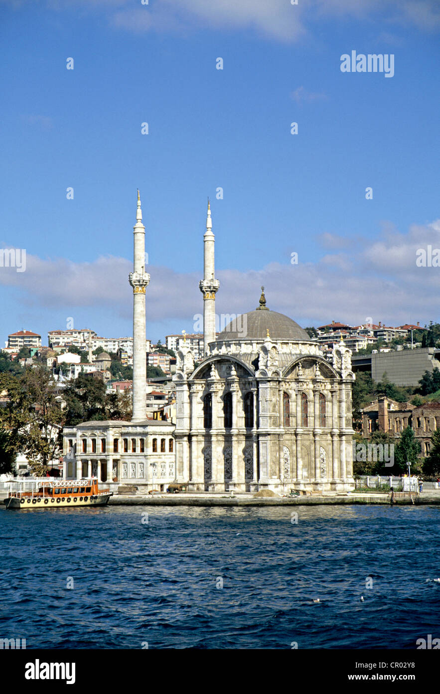 Turkey, Istanbul, Ortakoy Mosque on Bosphorus Stock Photo - Alamy