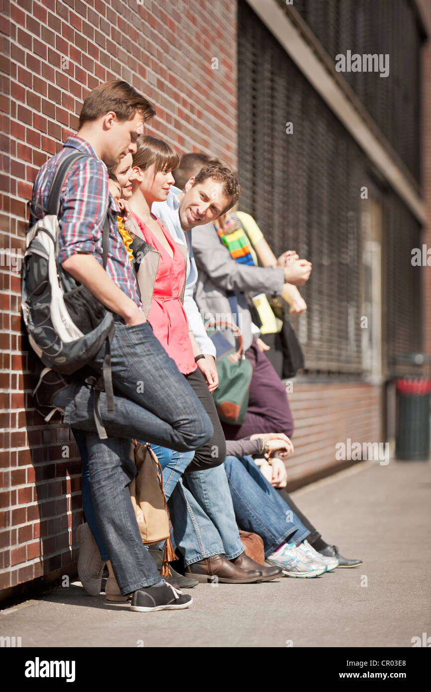 Lingering on the street hi-res stock photography and images - Alamy