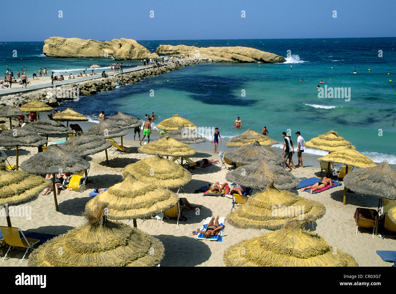 Tunisia, Monastir, the beach Stock Photo - Alamy