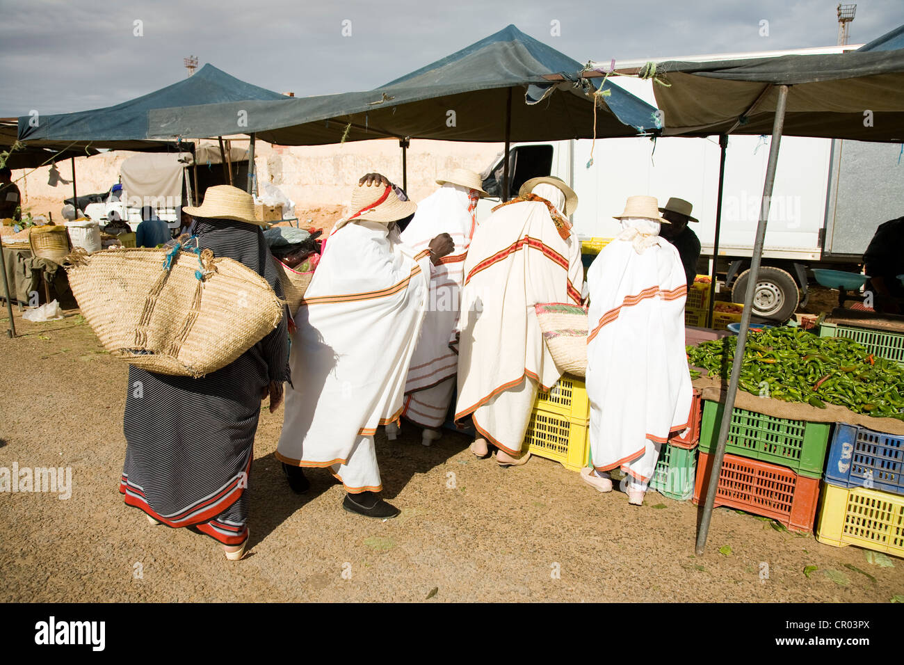 Tunisia, Medenine Governorate, Djerba Island, Midoun market Stock Photo ...