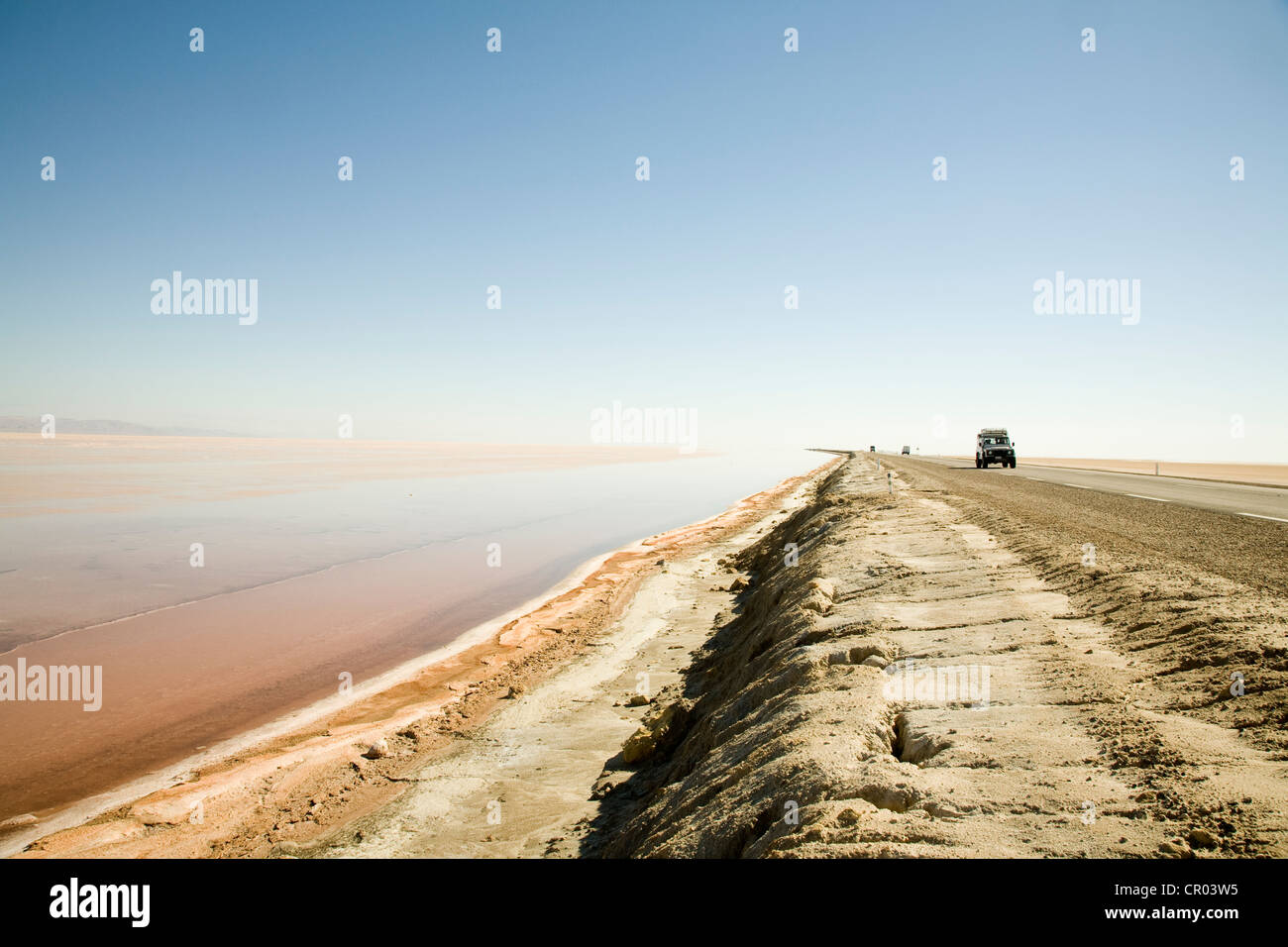 Tunisia, Tozeur Governorate, Chott El Jerid, salt desert Stock Photo ...