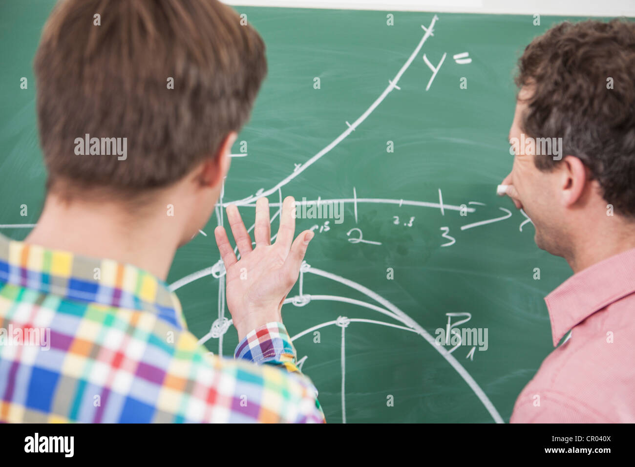 Blackboard Math Problem High Resolution Stock Photography and Images ...